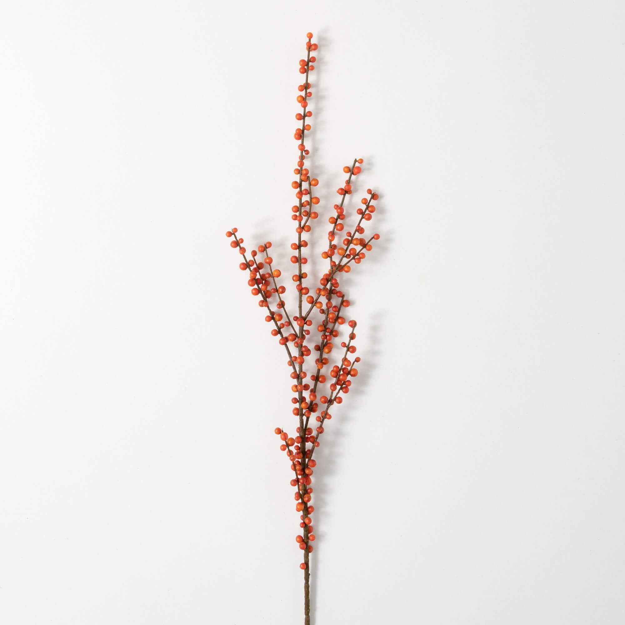 Floral, Faux- Orange Holly Berry Spray – Passiglia Landscape, Nursery ...